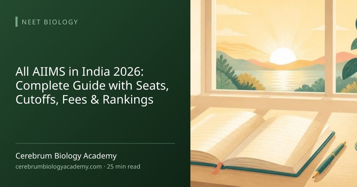 All AIIMS in India 2026 | Guide | Seats, Cutoffs, Rankings | Cerebrum ...